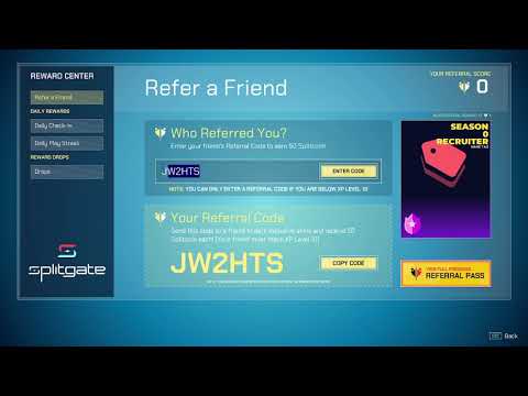 use my splitgate referral code! - YouTube