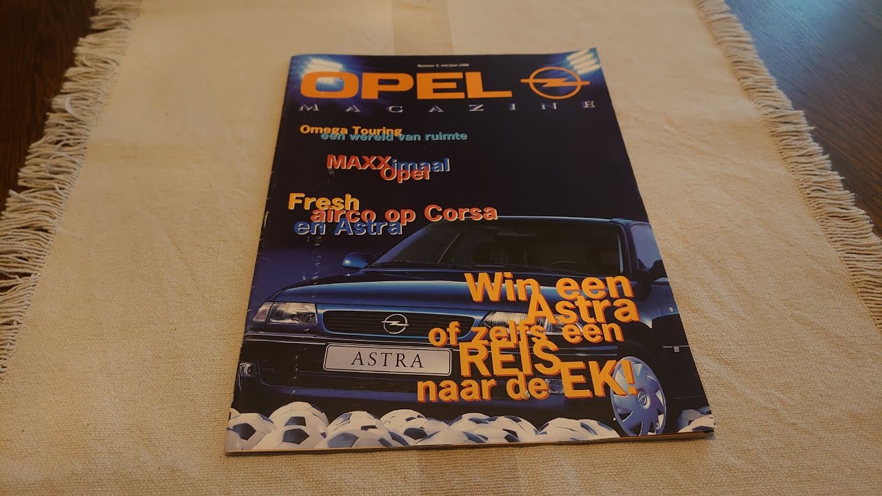 Opel magazine:5/6 96 met de Astra en Corsa fresh,opel maxx,De GM EV1,De ...
