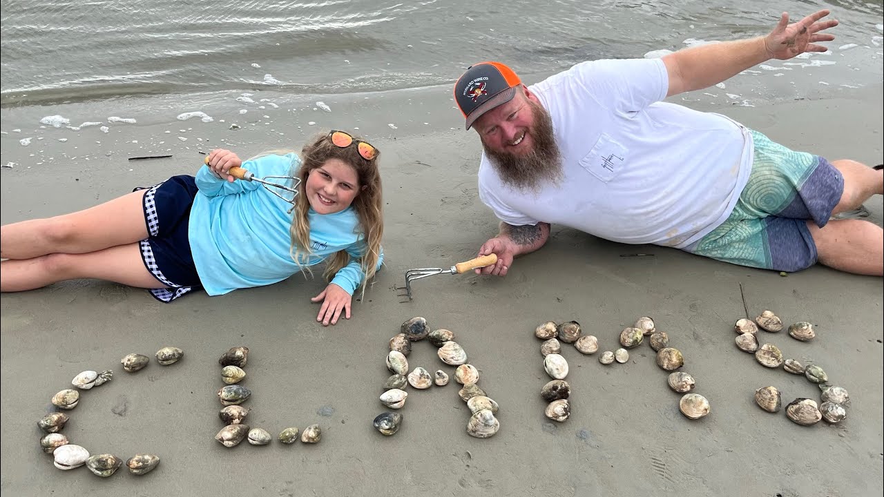 Digging CLAMS for Thanksgiving Eve Dinner! CLAM STUFFIES (Catch, Clean ...