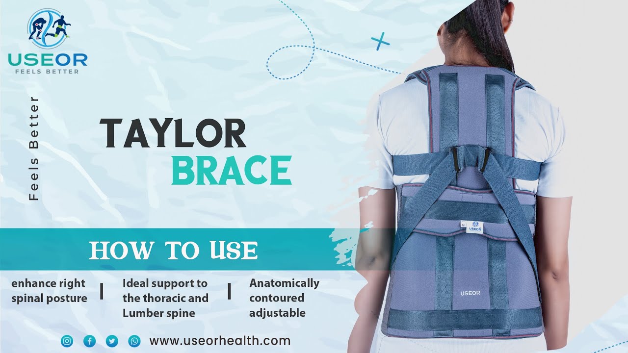 How to wear | Useor Taylor Brace | P. Code – A06 - YouTube
