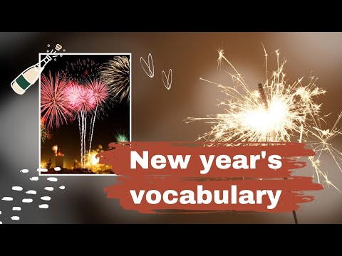 New year's vocabulary|| English vocabulary for kids - YouTube