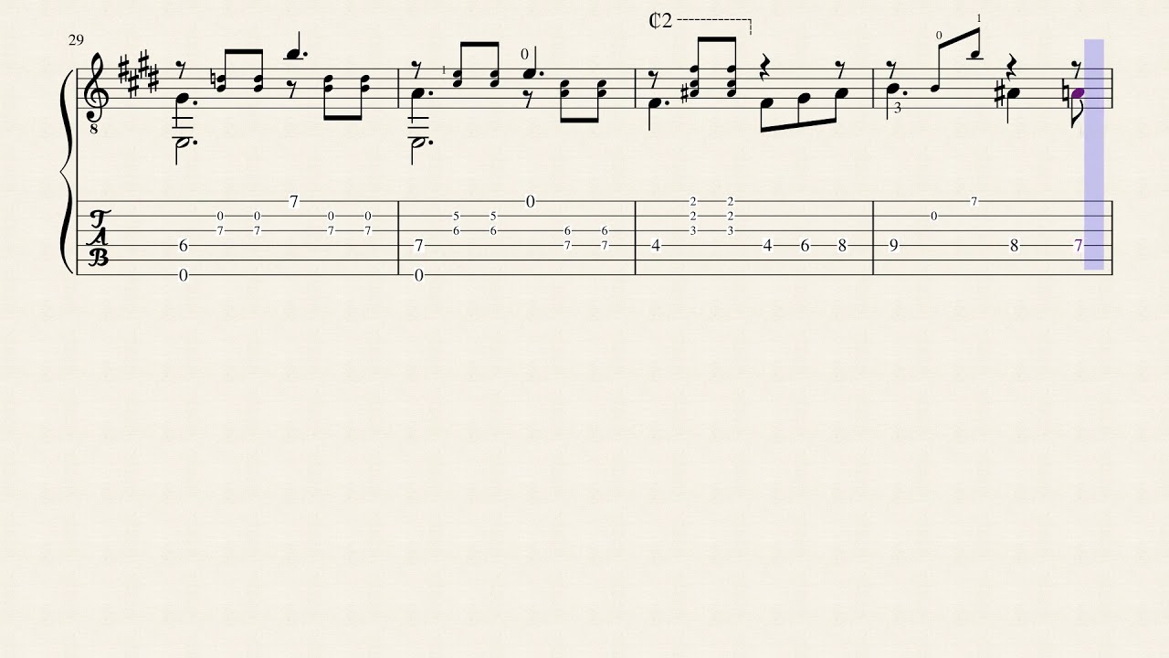 Cello Op.94 - Jacques Bosch (1825 - 1895) - Tablature - YouTube