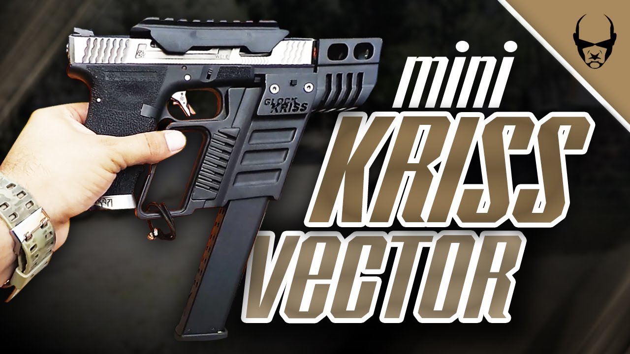 MAIS UM DIA DE AIRSOFT | TRANSFORME SUA GLOCK EM UMA MINI KRISS VECTOR ...
