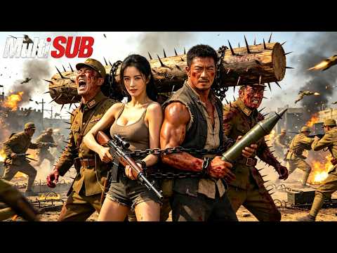 【最爽抗日電影💥】八路高手假扮日軍潛入營地，殺光日軍，繳獲物資!⚔️MMA _ Kung Fu #action #Drama #槍戰 #抗日電影