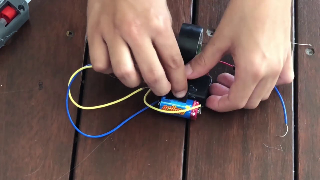 Building a mini Taser (awesome) - YouTube