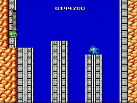 Mega Man Gameplay Walkthrough Part 2 - Gutsman Stage - YouTube