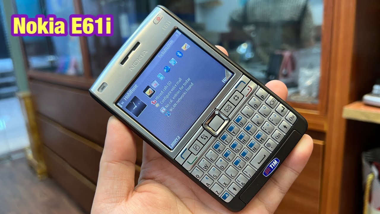 Nokia E61i Nhà Mạng " Tim " new full box tại Trùm Máy Cổ VN . - YouTube