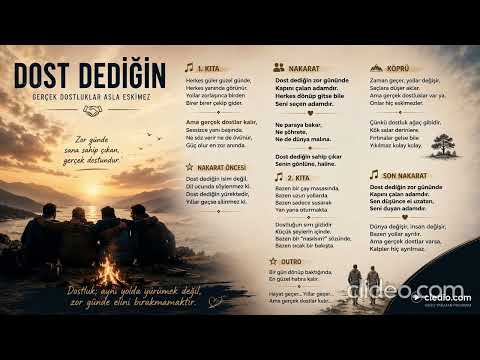 DOST DEDİĞİN