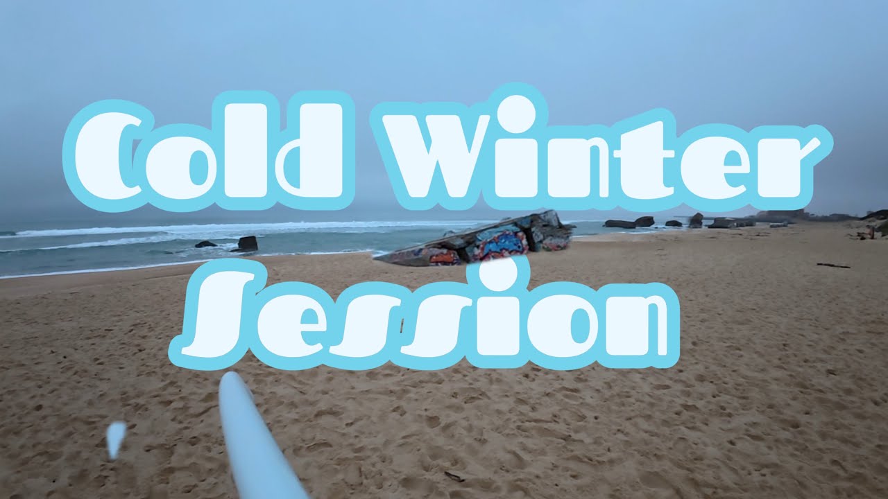 Freezing Surf Session #POV - YouTube