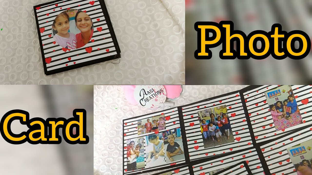 Photo Card || Easy Crafts || Beautiful Handmade Cards || Creative Card ...
