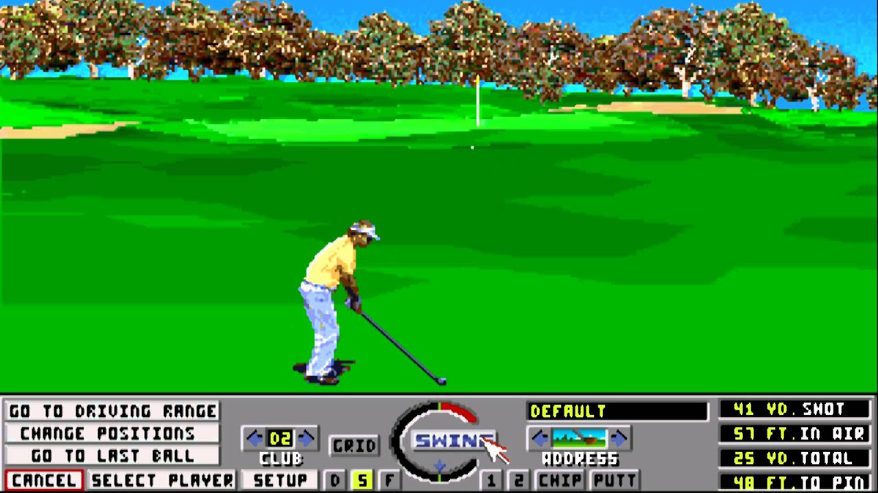 AMIGA OCS Links The Challenge of Golf Floppy Version v1.53 Access 1990 ...