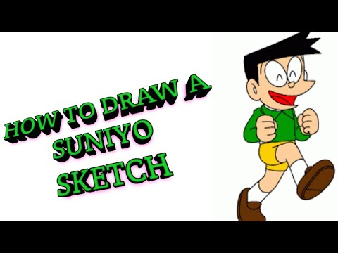 How to Draw a SUNIO sketch from DOREMON #doremon #episode #cartoon ...