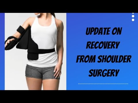 Shoulder surgery / recovery update. - YouTube