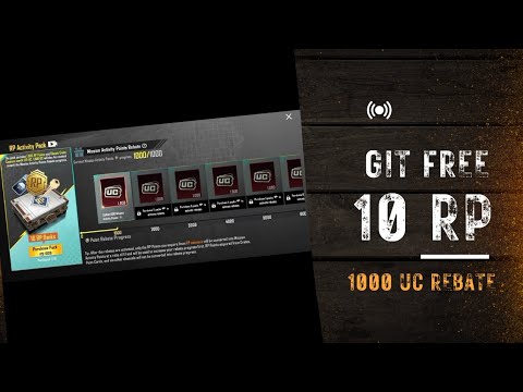 Purchase RP activity pack 1000 UC complete RP mission 1000 UC Rebatee ...