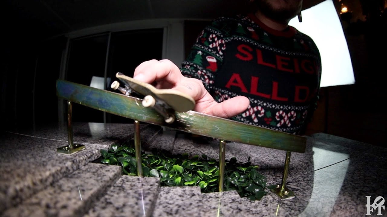 New Granite Fingerboard Park- 13 Mile Plaza - YouTube