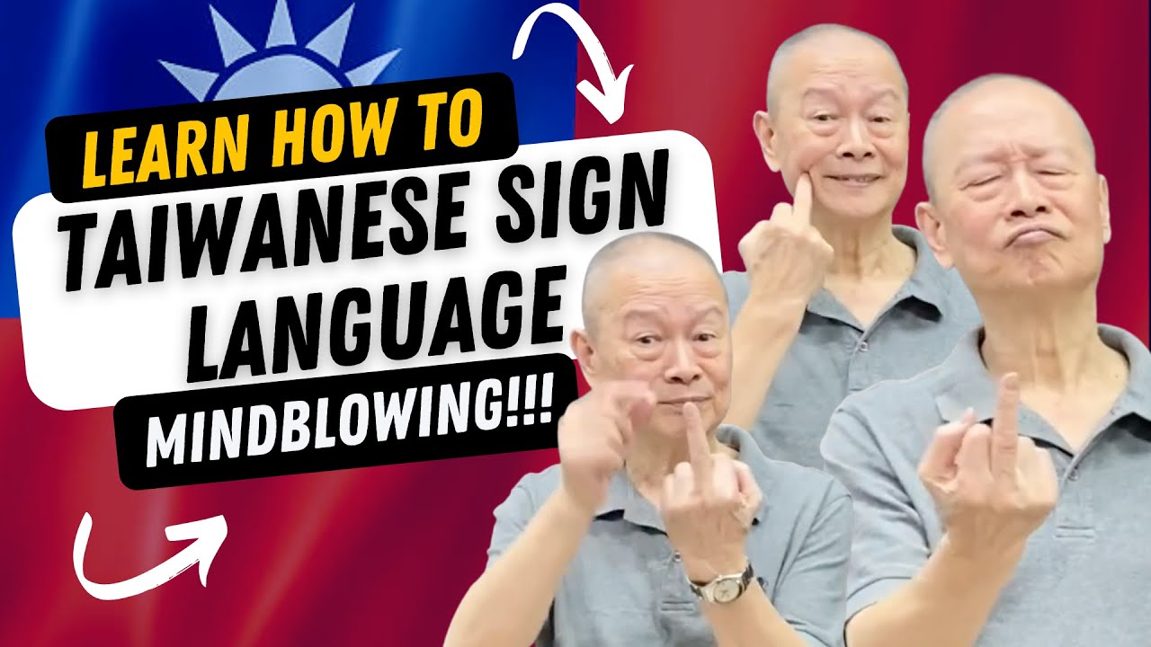 Learn Taiwanese Sign Language 台灣手語 in 54 Words - YouTube