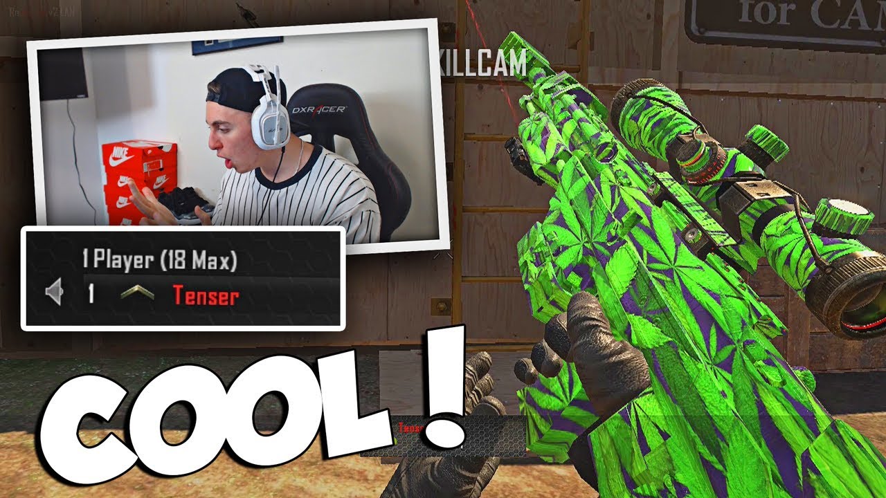 FIRST TIME USING A CUSTOM CAMO ON BO2! (SO COOL) BO2 Trickshotting ...