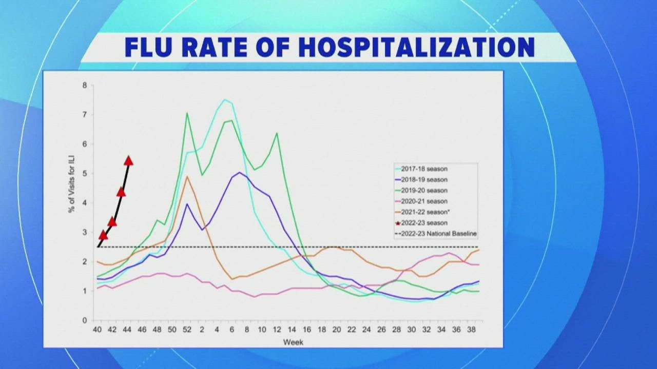 Hospitalization rate this flu season the highest it's been in a decade ...
