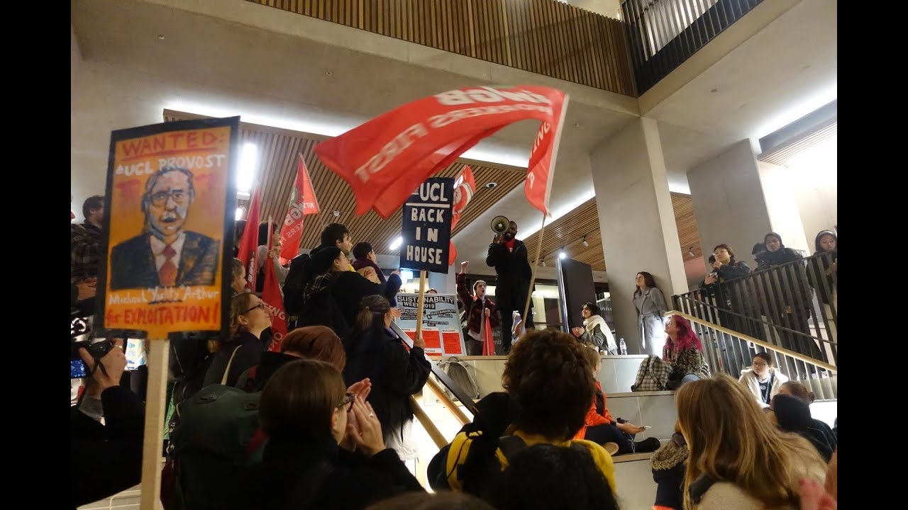 Justice For UCL Workers Protest - 29 Oct 2019 - YouTube