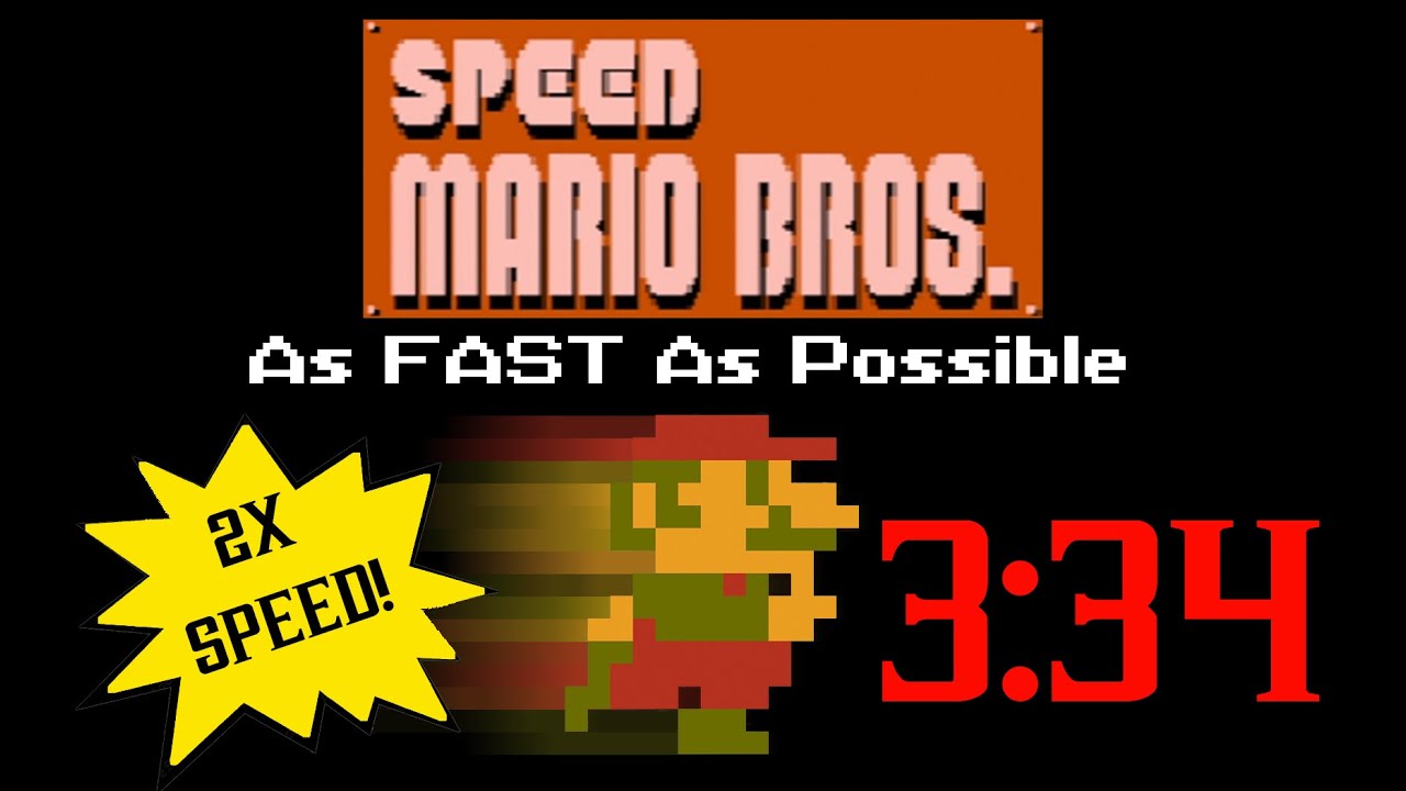 [FWR] Speed Mario Bros in 3:34 - YouTube