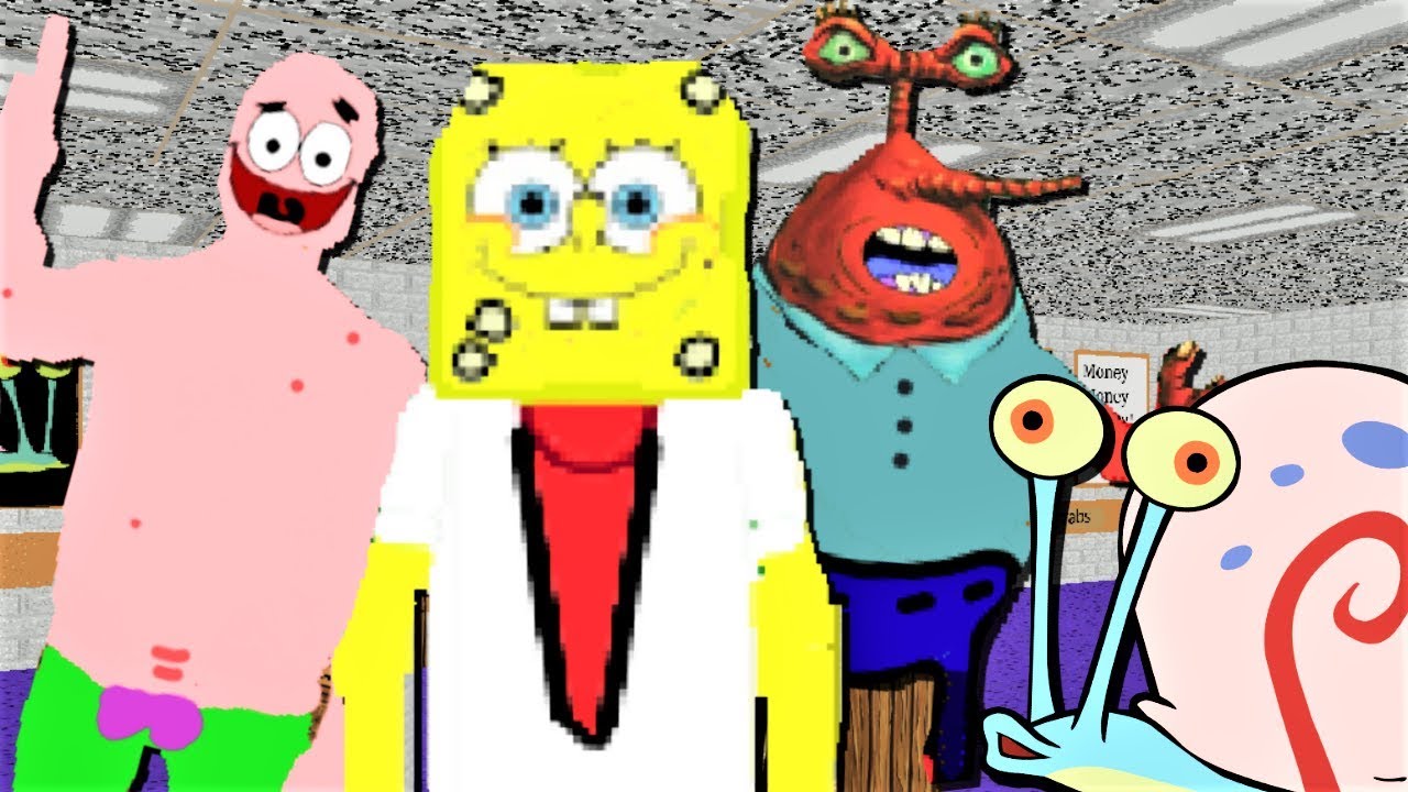 *NEW* SPONGEBOB SQUAREPANTS BASICS!! | Baldi's Basics MOD: SpongeBob ...