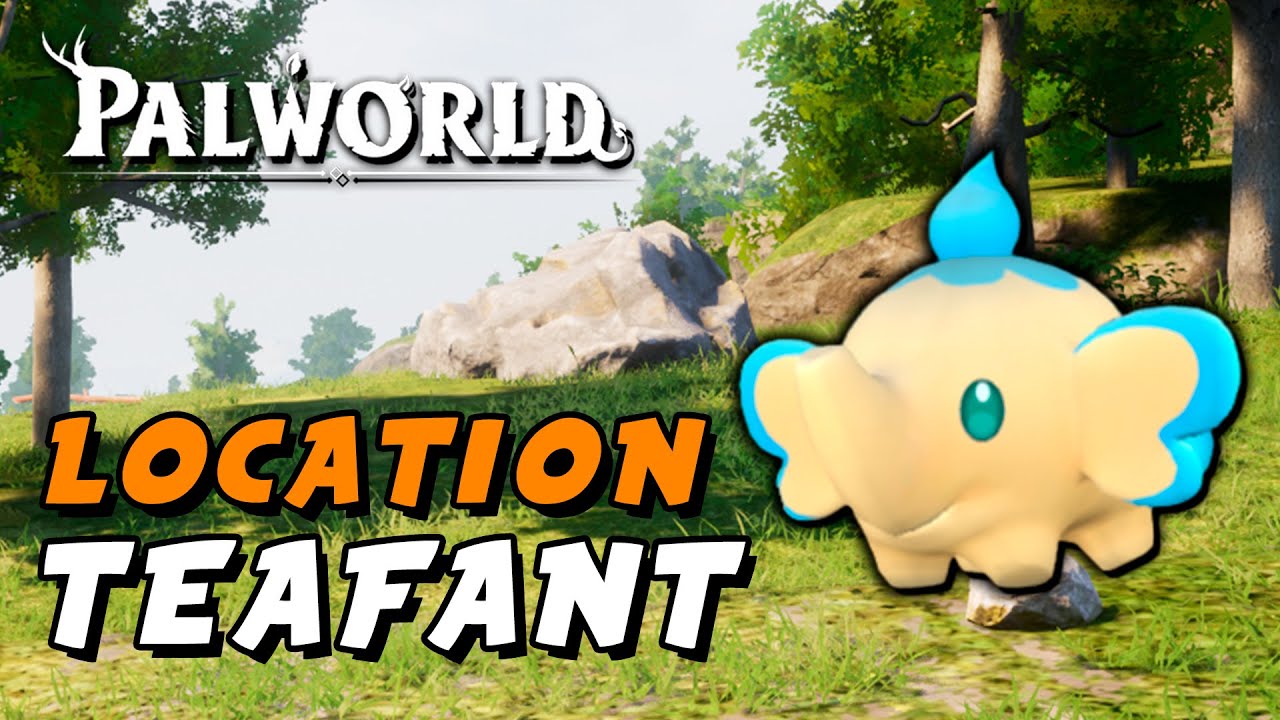 Palworld - Teafant Location (Paldeck No. 16) - YouTube