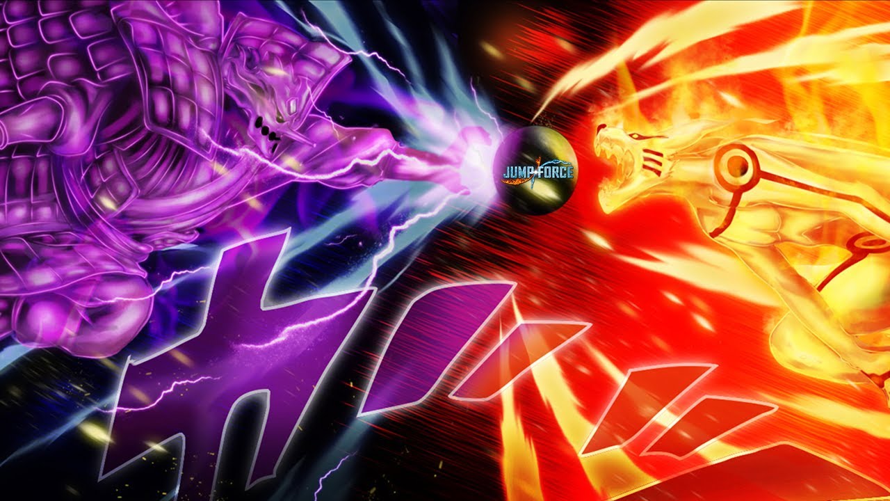 Naruto Nine Tails Vs Sasuke Demon