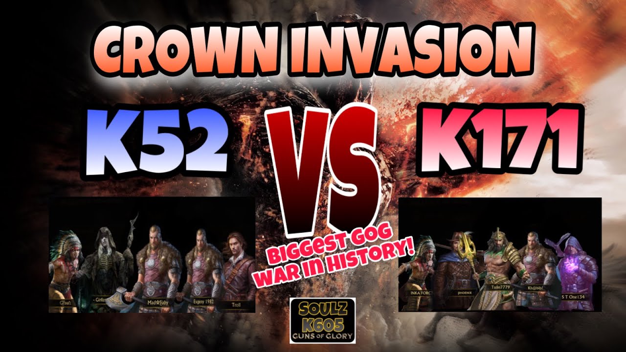 [Guns of Glory] KVK - K52 VS K171!🔥 ( PART 1) #gunsofglory #gog #kvk ...