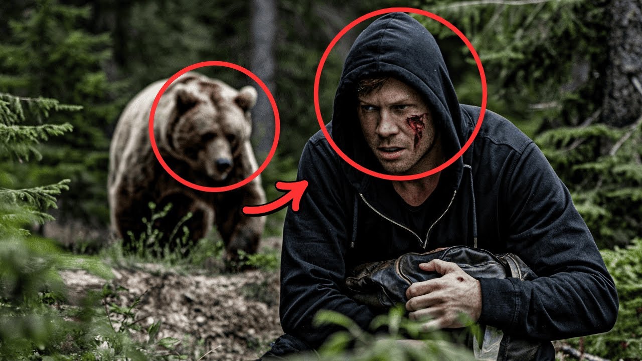 A Thief Hides in the Forest After a Robbery—Moments Later, a Bear Ends ...