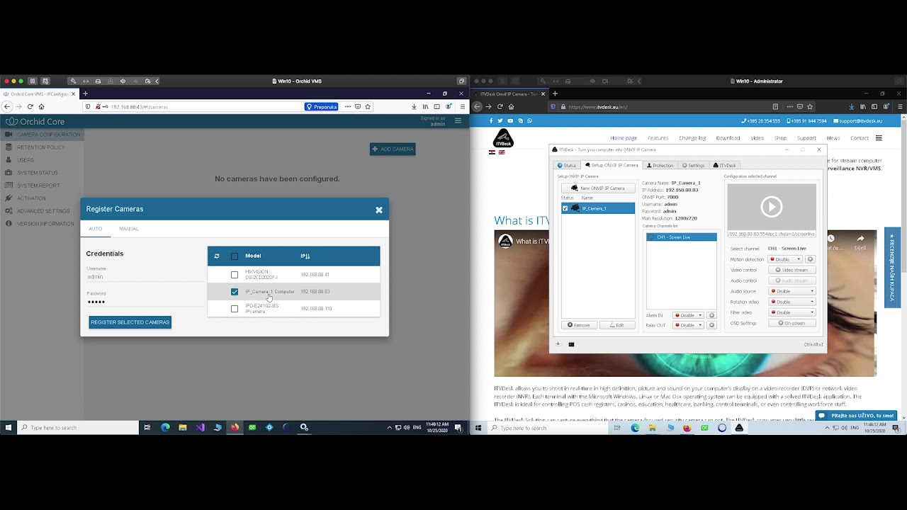 How to integrating ITVDesk with IPConfigure Orchid Core VMS over ONVIF ...