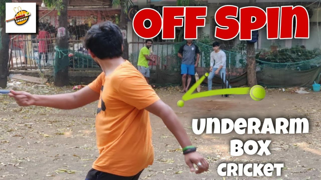 How to do Off Spin In Underarm Box Cricket - YouTube