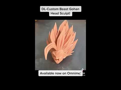 DL-Customs Dragon Ball Super: SuperHero Beast Gohan Head Sculpt | S.H ...