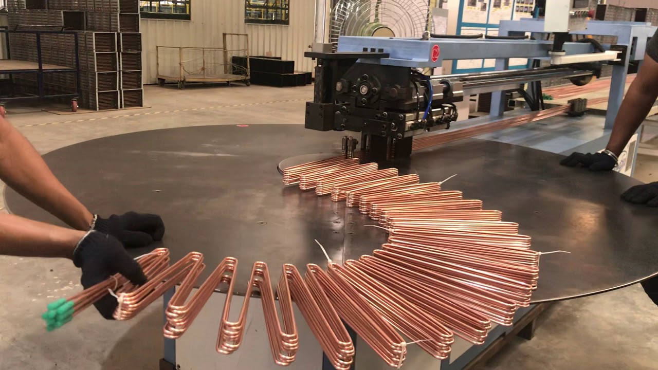 Freezer condenser steel serpentine tube bending machine in Mumbai India ...