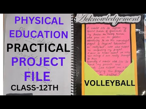 Physical education Project file on volleyball CBSE Class-12th ...