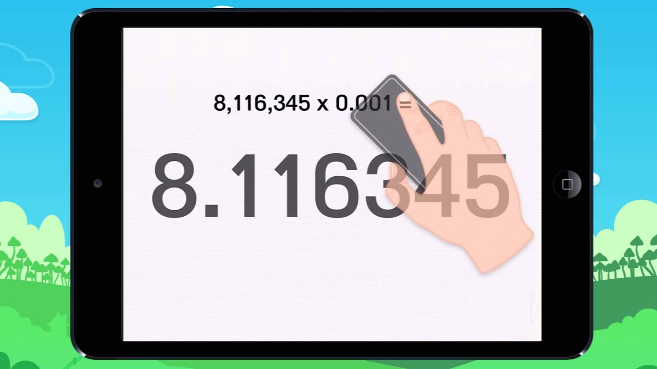 Multiplying by 0.1, 0.01, and 0.001! Example 6 - YouTube
