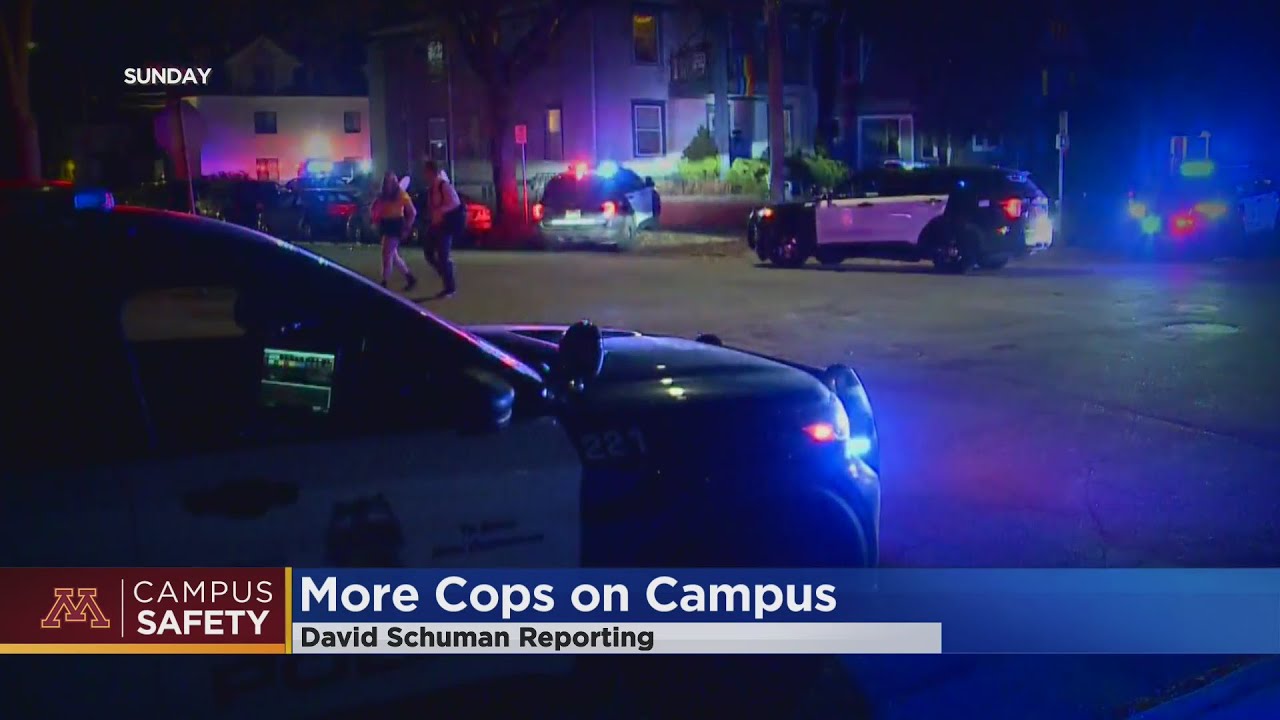 Increased police presence around U of M - YouTube