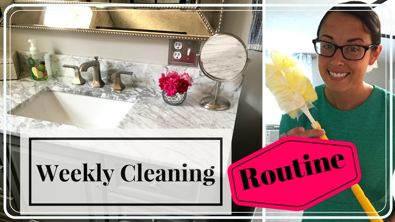 WEEKLY CLEANING ROUTINE | Swiffer Duster Review | Lynette Yoder - YouTube