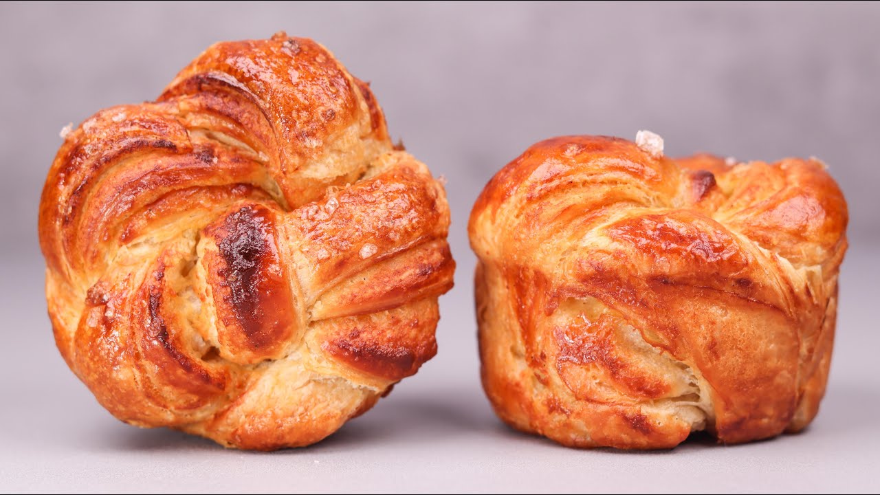 How to Make Custard Filled Danish Knots by Hand - YouTube