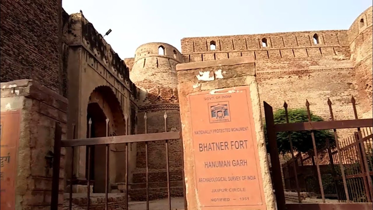 Visiting Most Attacked / 1700 year old Bhatner fort Hanumangarh in ...