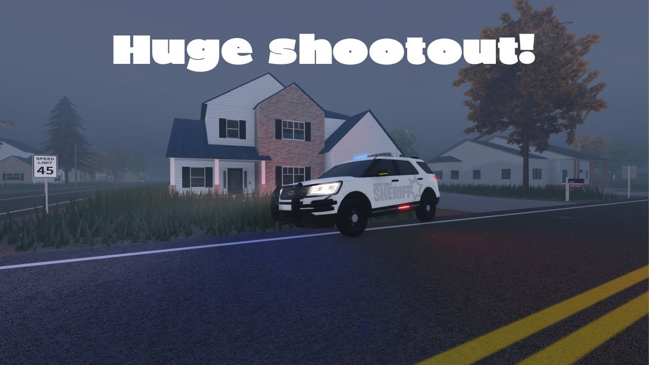 house robbery turns into a massive shootout! - erlc roleplay - YouTube