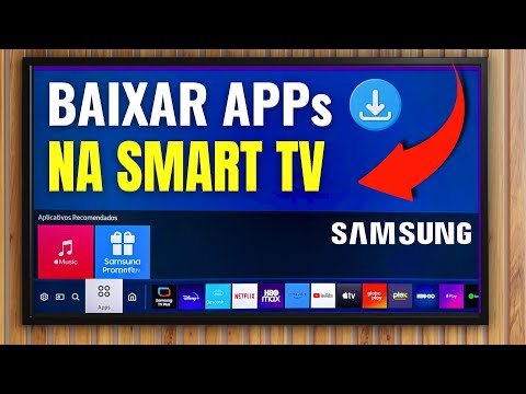 Como BAIXAR APLICATIVO na TV SAMSUNG usando o CONTROLE