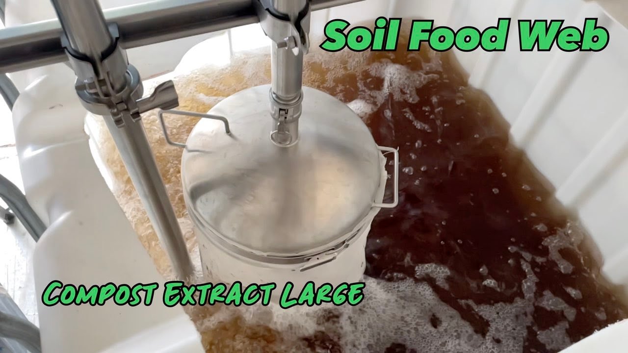 Compost Extract Large/ Soil Food Web Process - YouTube