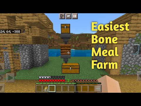 How to make bone meal farm - YouTube