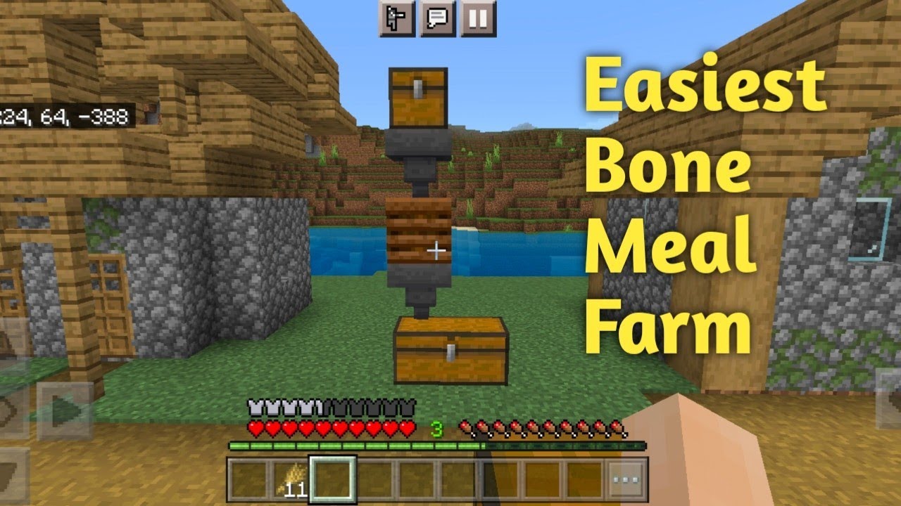 How to make bone meal farm - YouTube