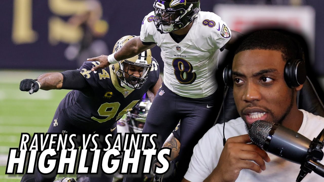 Ravens vs Saints | Week 9 2022 Game Highlights Reaction - YouTube