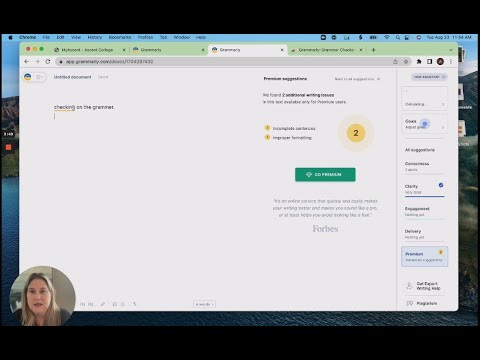 Accessing Grammarly for Students - YouTube