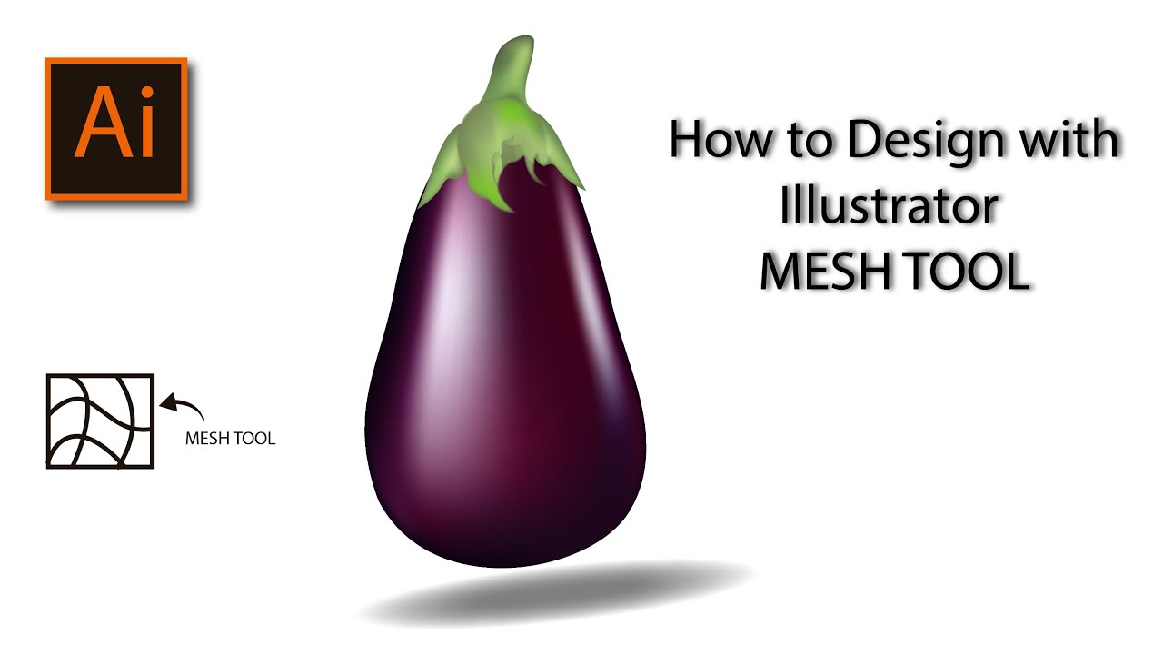 How to Use Illustrator Mesh Tool - YouTube