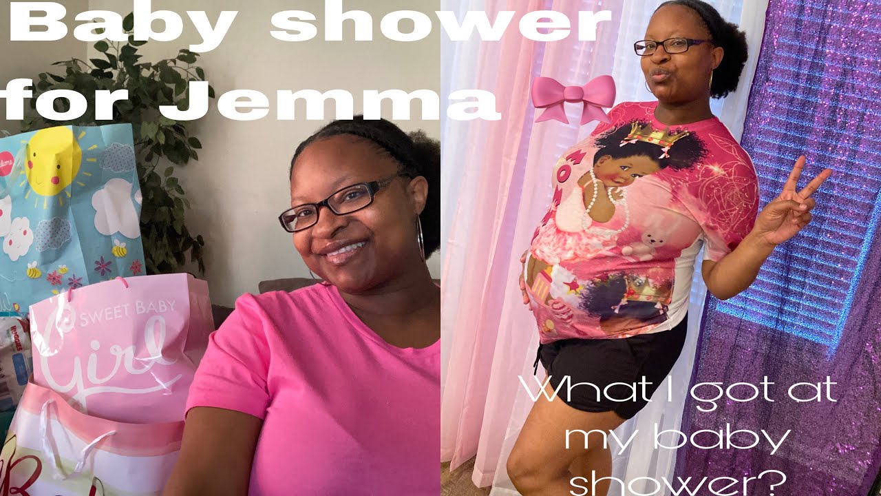 Baby shower for Jemma 🎀 plus what I got at my baby shower - YouTube
