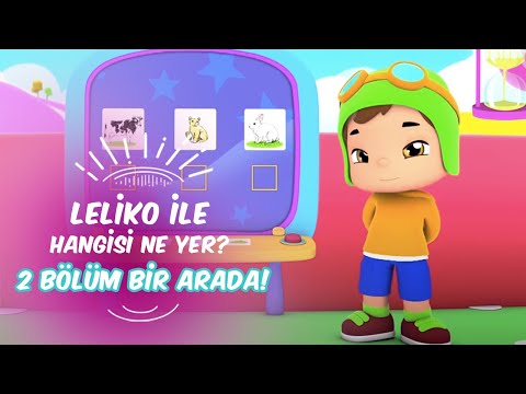 Leliko ile Hangisi Ne Yer? 🐒🍌 Leliko ve Pisi İle 2 Bölüm  Bir Arada | Düşyeri