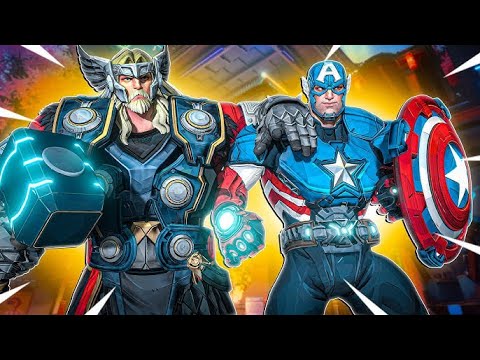 Thor And Cap Dive NONSTOP In Marvel Rivals Season 1. #Thor # ...